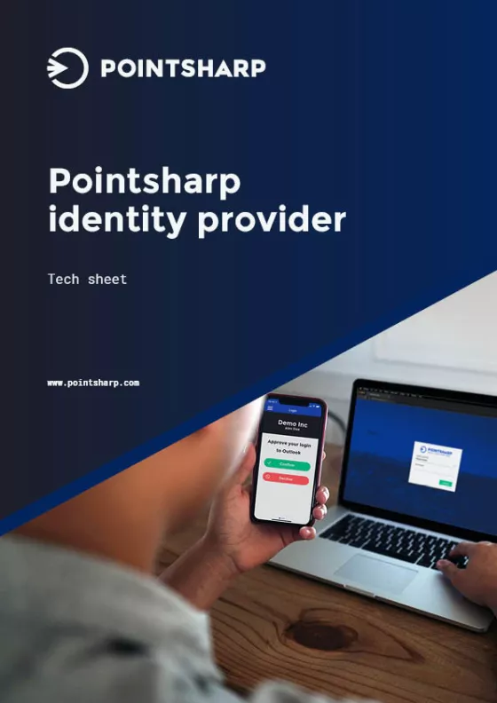 Pointsharp identity provider (IdP)